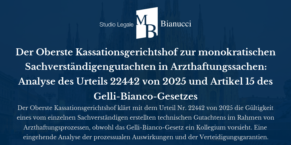Der Oberste Kassationsgerichtshof zur monokratischen ...