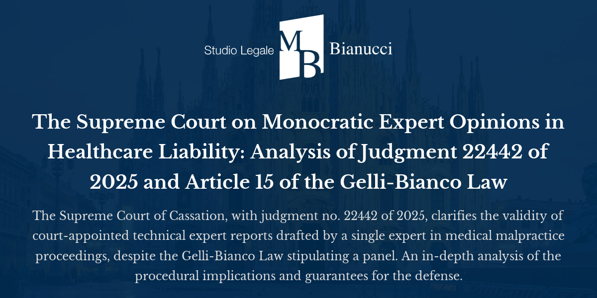 The Supreme Court on Monocratic Expert Opinions in Healthcare Liability ...