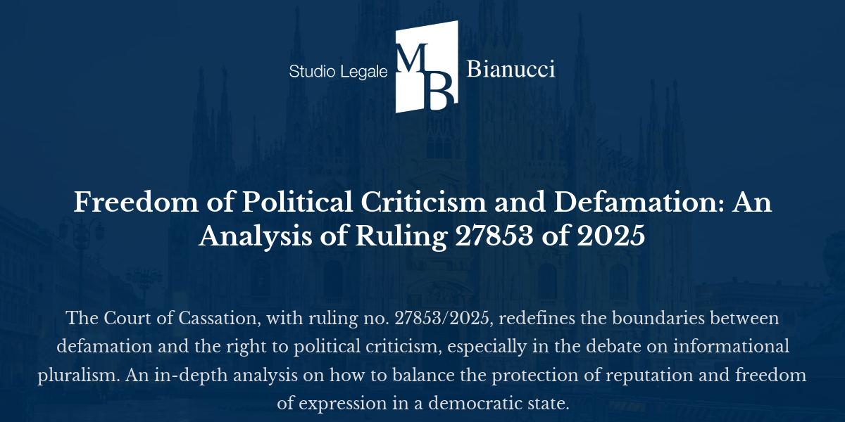 Freedom of Political Criticism and Defamation: An Analysis of Ruling ...