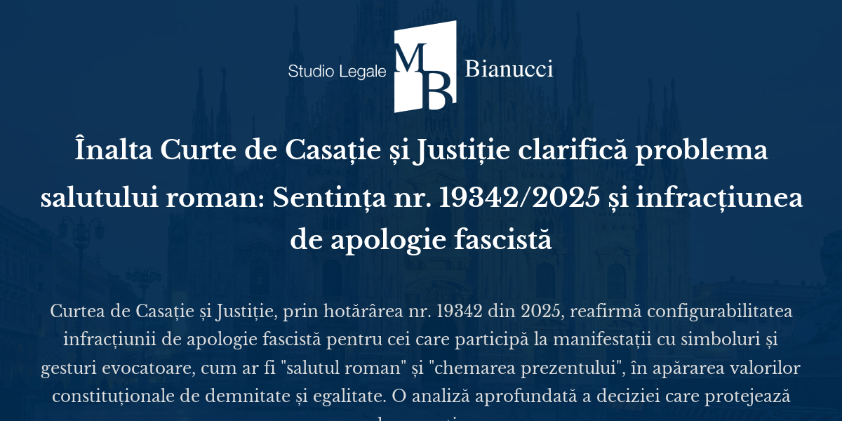 Înalta Curte de Casație și Justiție clarifică problema salutului roman ...